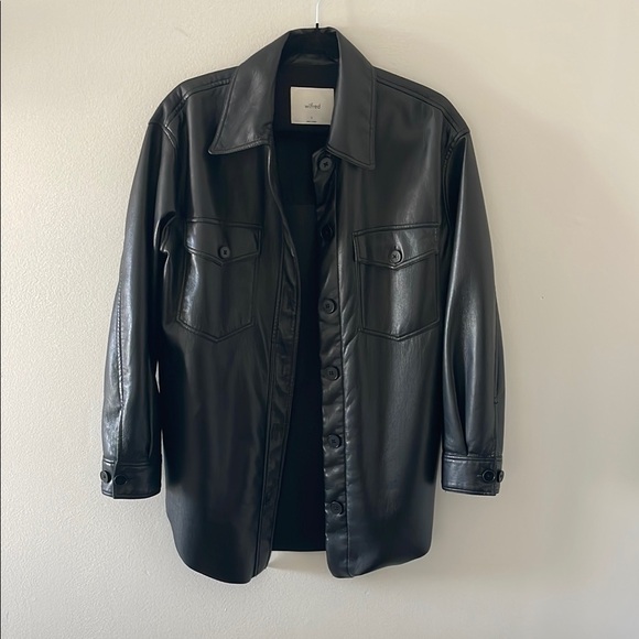 Wilfred | Jackets & Coats | Wilfred Vegan Leather Jacket | Poshmark